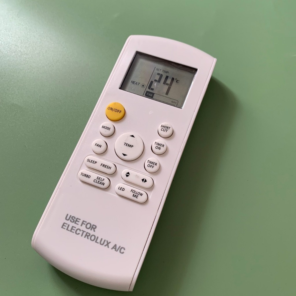 Điều khiển điều hoà Electrolux 2 chiều, remote máy lạnh electroluc màu ...