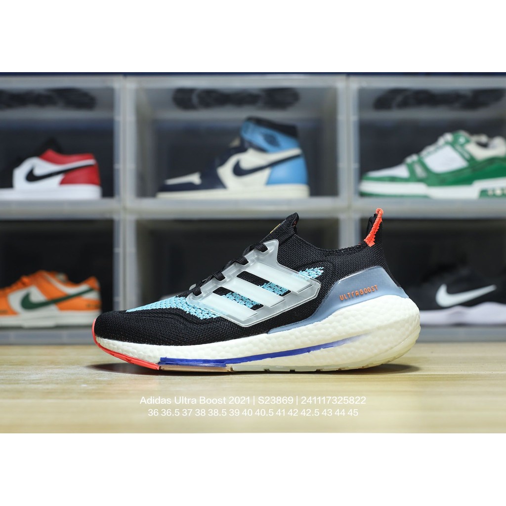 Adidas Ultra Boost 2021 "Sữa / Xám / Xanh" UB2021 phiên bản giày chạy ...