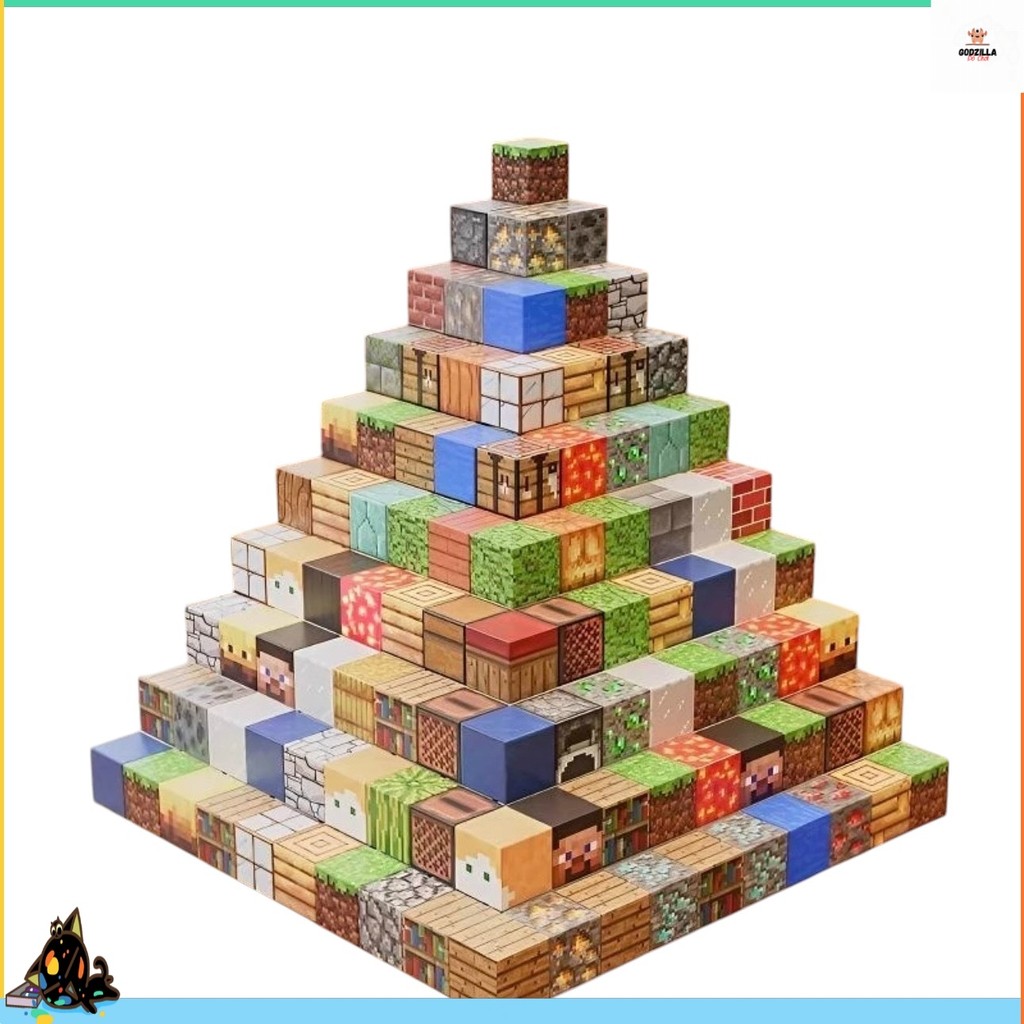 MineCraft Nam Châm 2x2x2 Kèm Nhân Vật, Đồ Chơi Lắp Ráp Xây Dựng Cho Bé ...