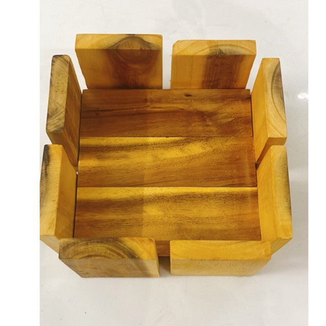 khay gỗ cắt bánh sandwich, khuôn gỗ trượt 12x12 cao 10cm | Shopee Việt Nam
