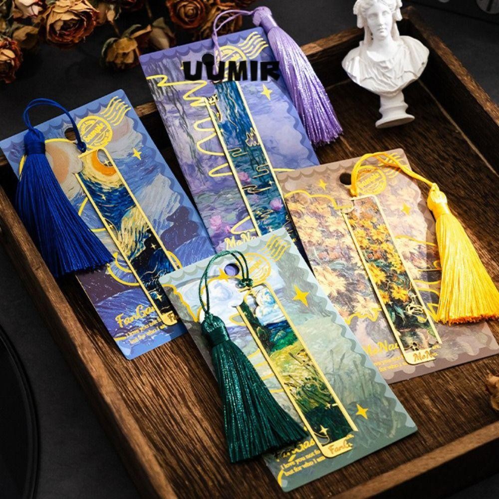 Uumir Metal Bookmark, Kim Loại Tranh Sơn Dầu Đọc Sách Kẹp, Hoa Hướng ...