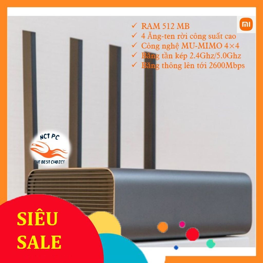 Router Wifi Xiaomi 3 Pro R3P R3 HD cấu hình cao AC2600 chịu tải cực cao ...