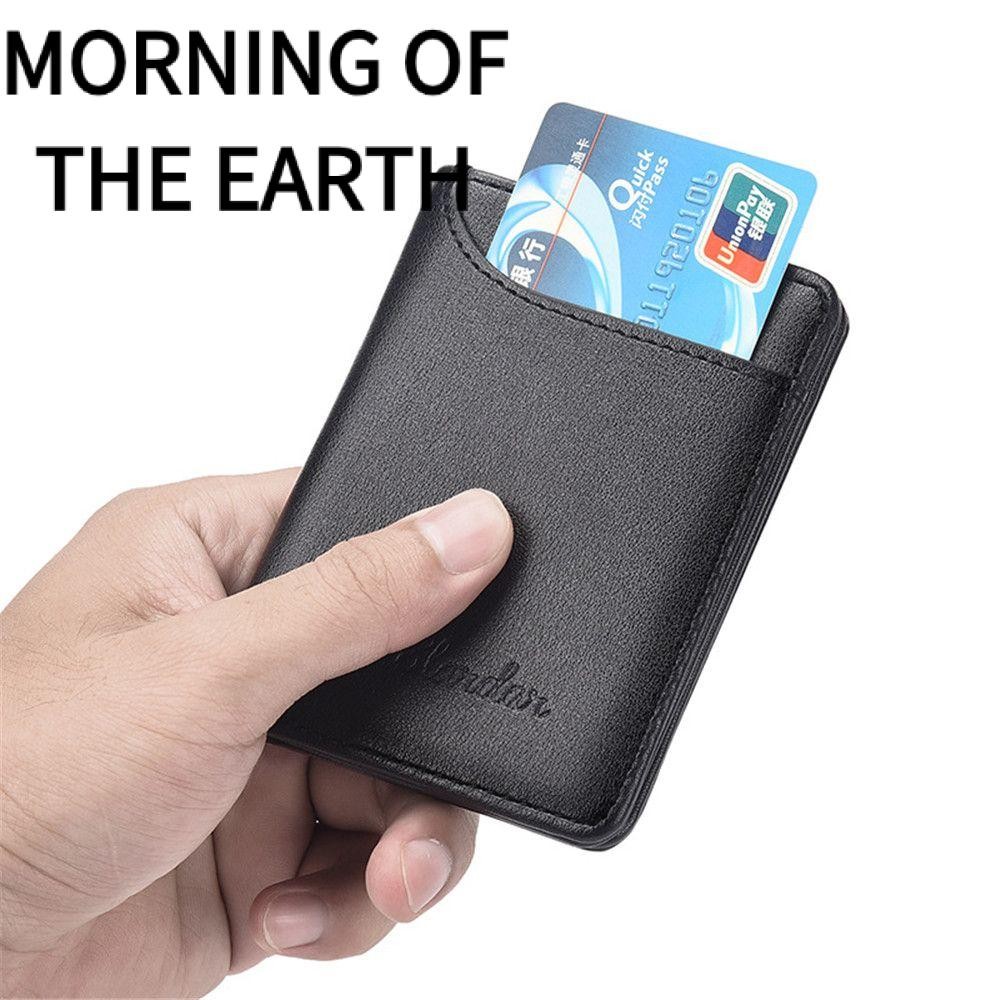 MORNING OF THE EARTH Men Wallet Thời trang Ví mỏng Thẻ tín dụng Kẹp ...