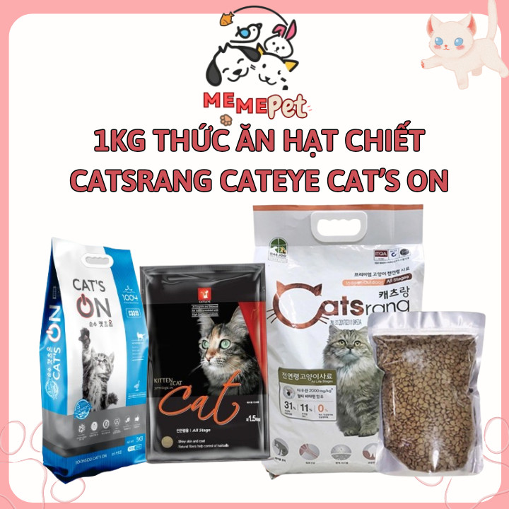 Tthức ăn cho mèo Catsrang chiết 1 KG Cat's Eye Hạt Cat On Zoi Cat cho ...