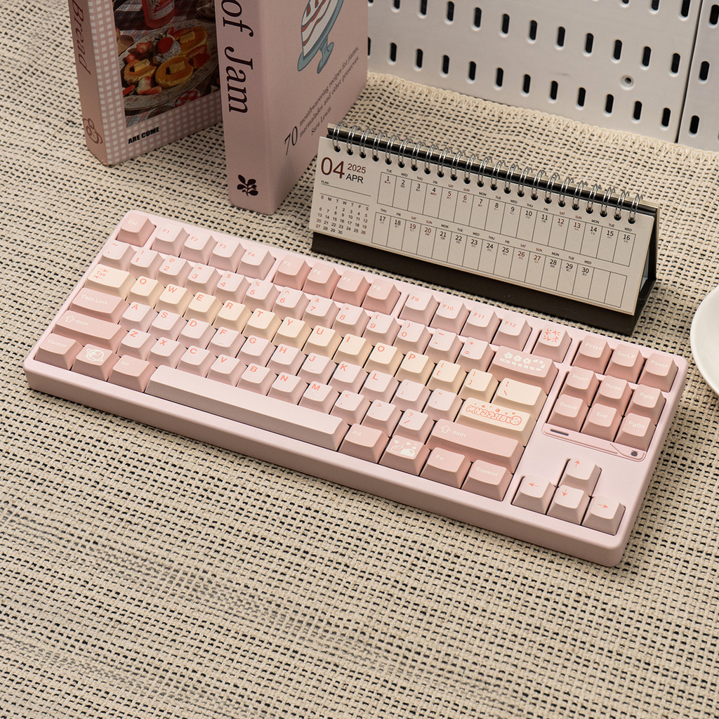 Keycaps màu hồng nhạt 151 phím Cherry Profile PBT bộ keycaps tùy chỉnh ...