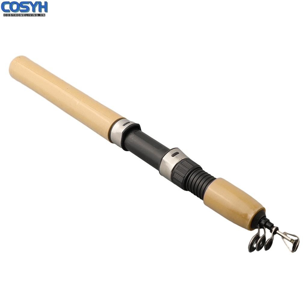 [Cosyh] 0.6 / 0.8 / 1m Đúc Mùa Đông Tôm Cần Câu Mini Ice Rod Tay Cầm Gỗ ...