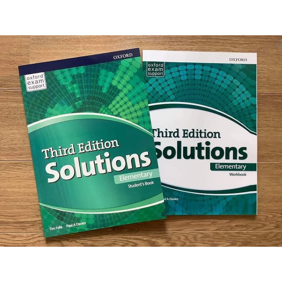 Sách - Tiếng Anh- Solutions Elementary- Third Edition- (Trọn Bộ 2 cuốn ...