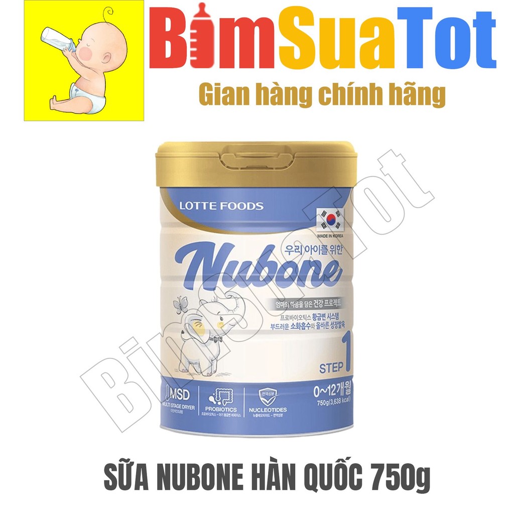 Sữa Nubone Step 1 (0-12 tháng) 750g giúp bé thông minh, sáng mắt, cao ...