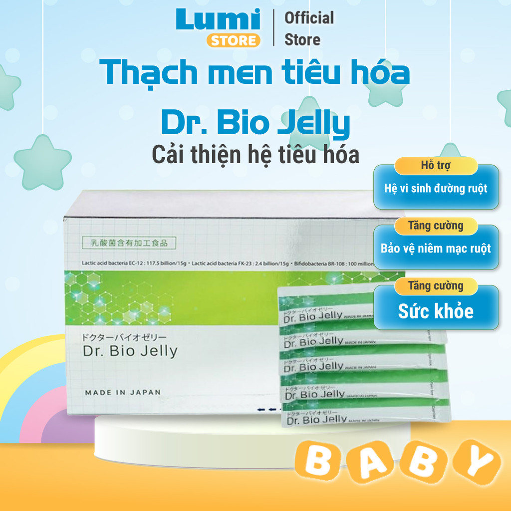 Thạch Men Tiêu Hóa Dr. Bio Jelly, Giúp Ăn Ngon, Bổ Sung Vi Khuẩn Có Lợi ...