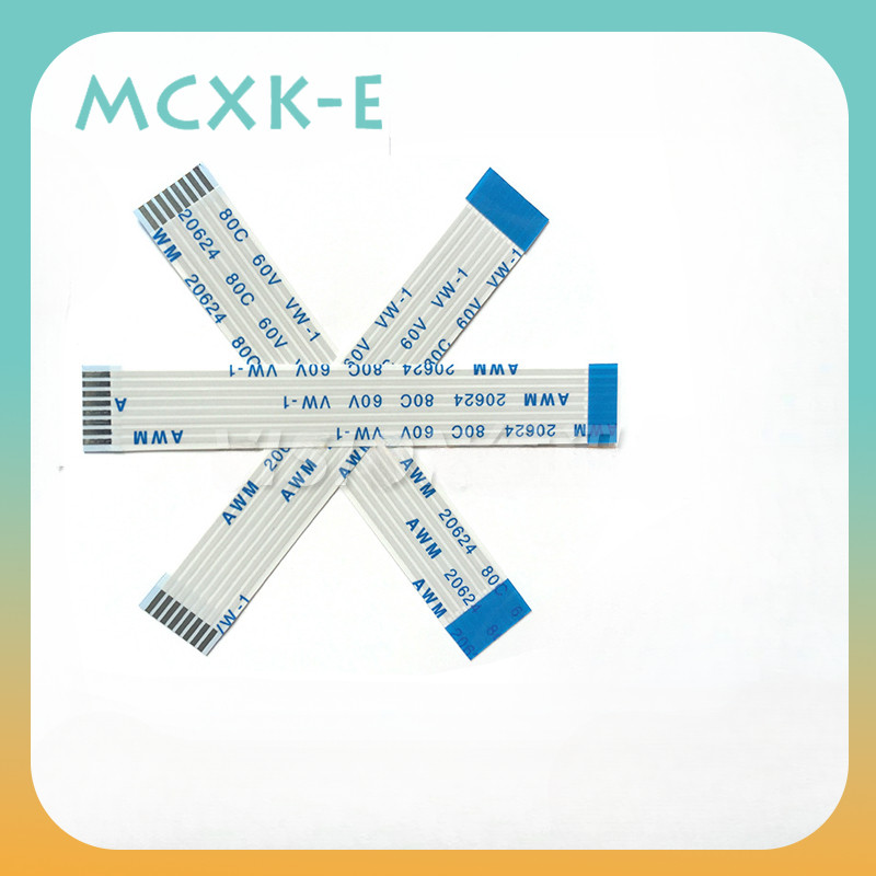 Cáp phẳng linh hoạt Ffc / fpc 0.5MM 6 / 8 / 10 / 12 / 24 / 30 / 40P Cùng hướng / Ngược 10 / 15 ...