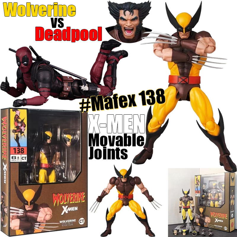 Mafex Wolverine Nhân Vật Hành Động Deadpool SHF Legends Mafex 138 ...