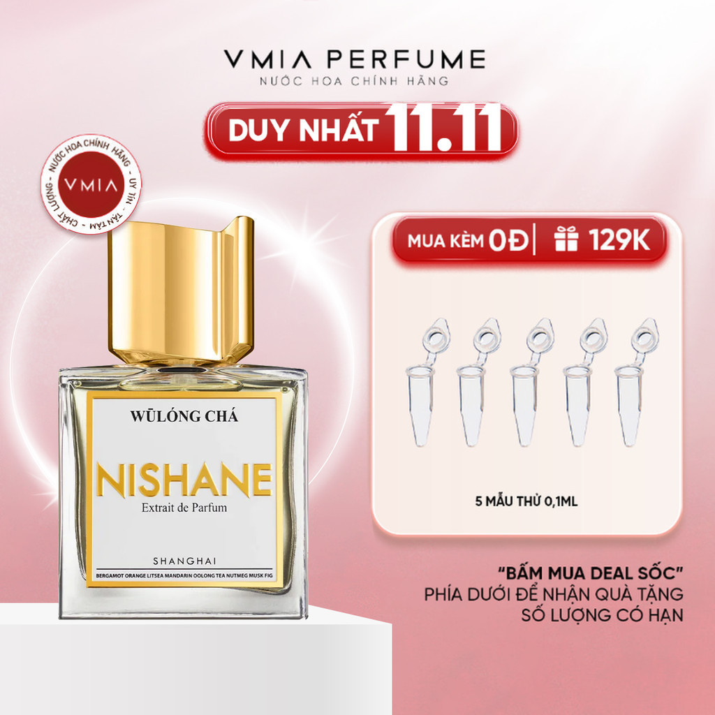 [VMIA] Nước hoa Unisex Nishane Wulongcha mẫu thử 2ml 5ml 10ml | Shopee ...