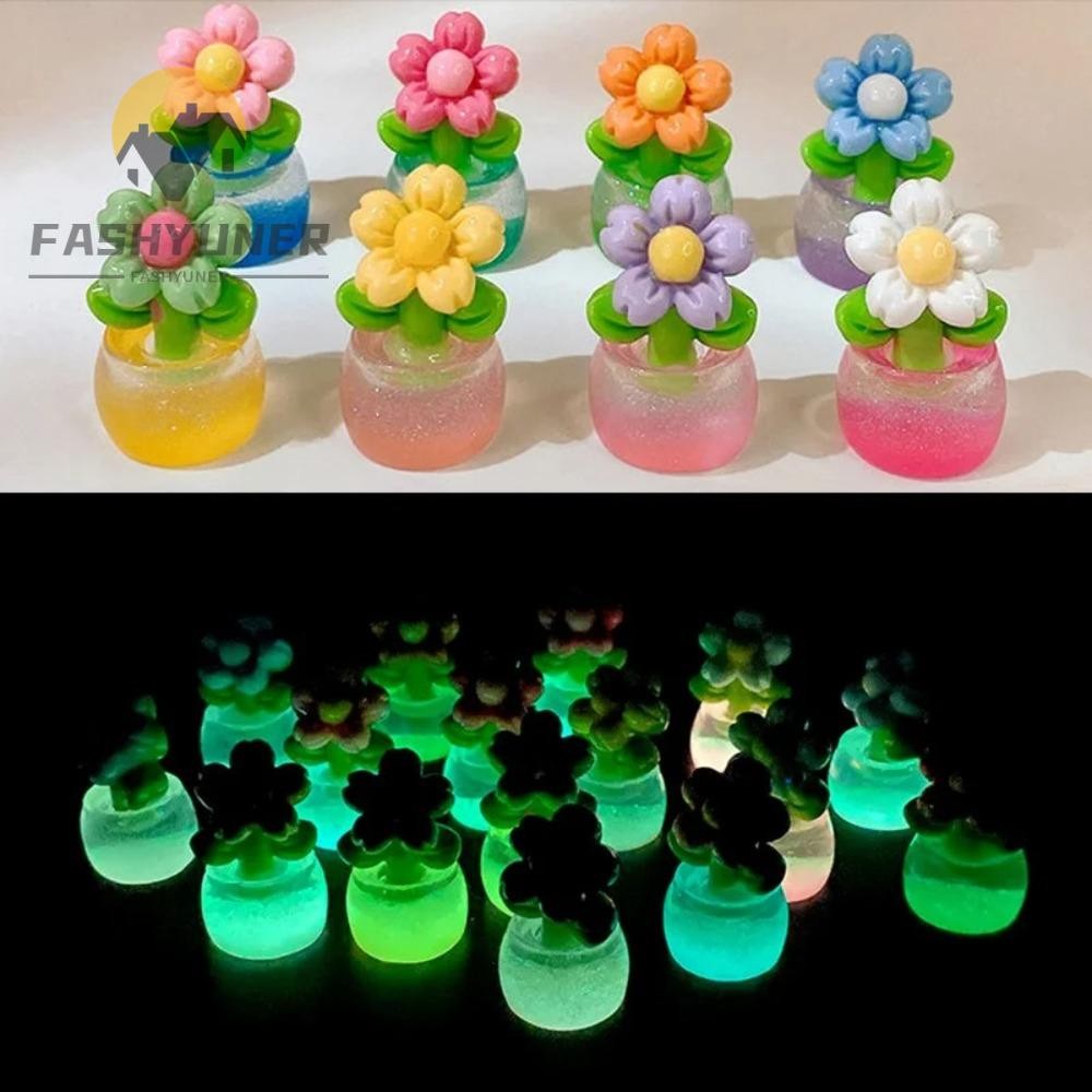 Fashyuner 10 Chiếc Dạ Quang Chậu Hoa, Phát Sáng Trang Trí Đồ Chơi DIY ...