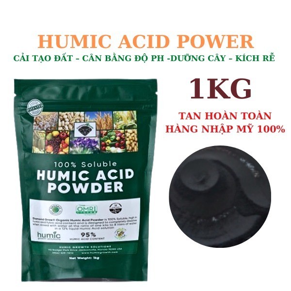 Phân bón Humic Acid Powder nhập khẩu Mỹ 1Kg (NHẬP CHÍNH HÃNG) | Shopee ...