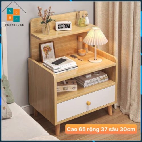 Tủ Đề Đầu Giường - Tab Đầu Giường Gỗ MDF Cao Cấp Màu Gỗ [LOẠI TO] chắc ...