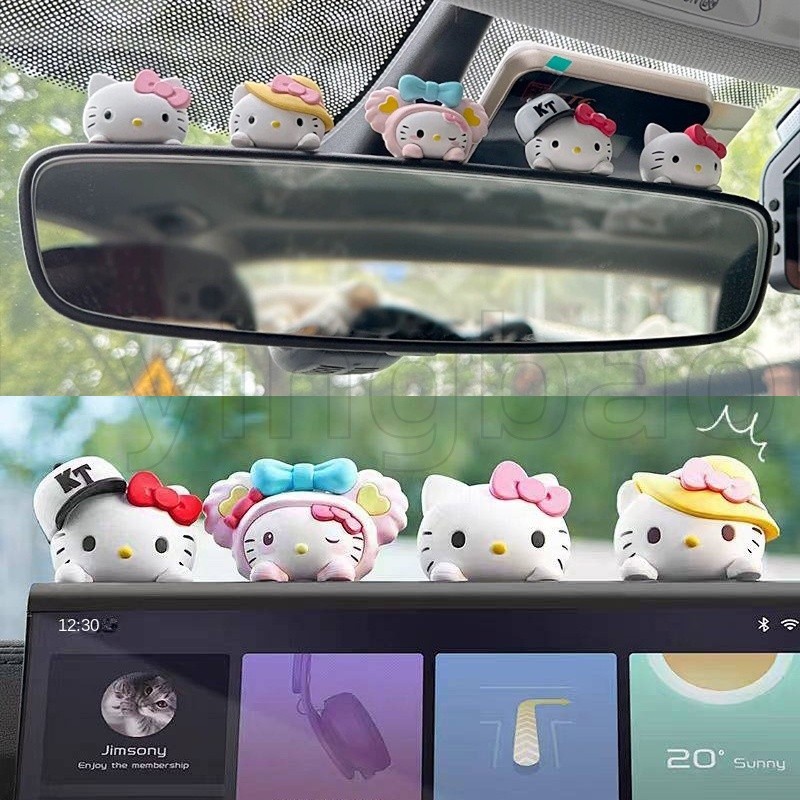 5 Chiếc Sanrio Hello Kitty Nội Thất Ô Tô Gương Chiếu Hậu Bao Kawaii ...