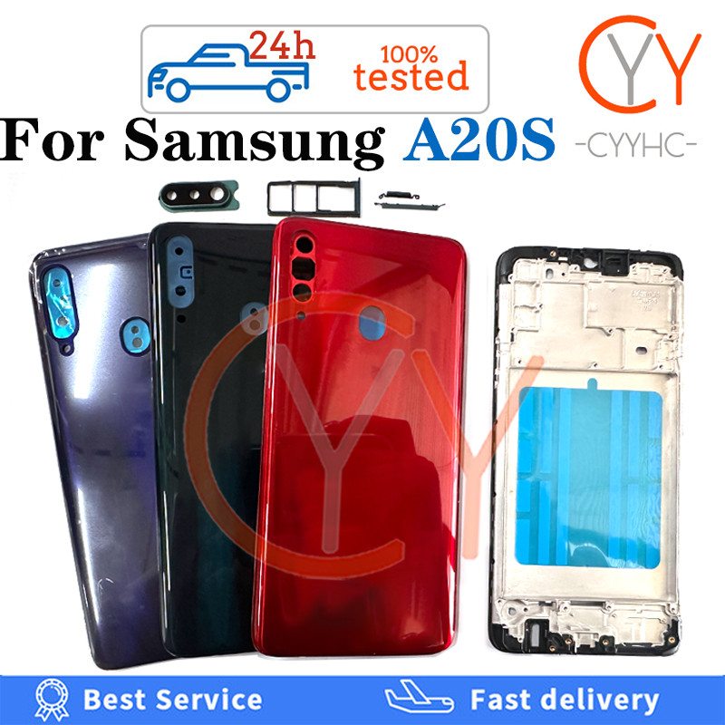 Dành cho Samsung Galaxy A20S A207 A207F Ốp điện thoại Pin Housingr Nút ...