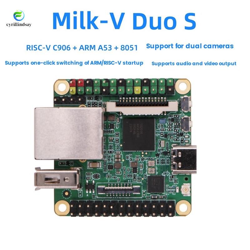 Milk-v Duo S 512M-WIFI Ban Phát Triển RISC-V Linux WiFi6 / BT5 Cổng Mạng 100Mbps Milk-V Duo S ...