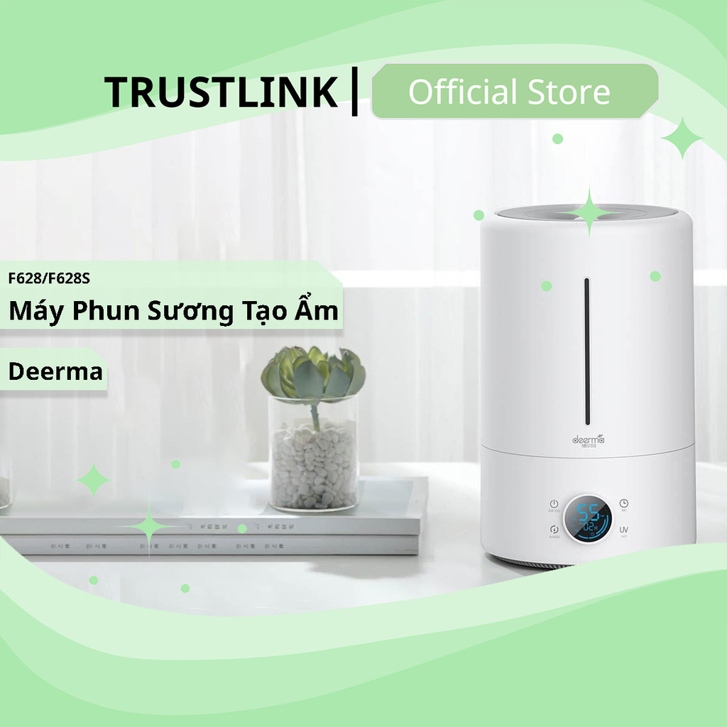 Máy Phun Sương Tạo Ẩm Thông Minh - Deerma F628 & F628S - Dung Tích 5L - Đèn UV Làm Sạch Nguồn ...