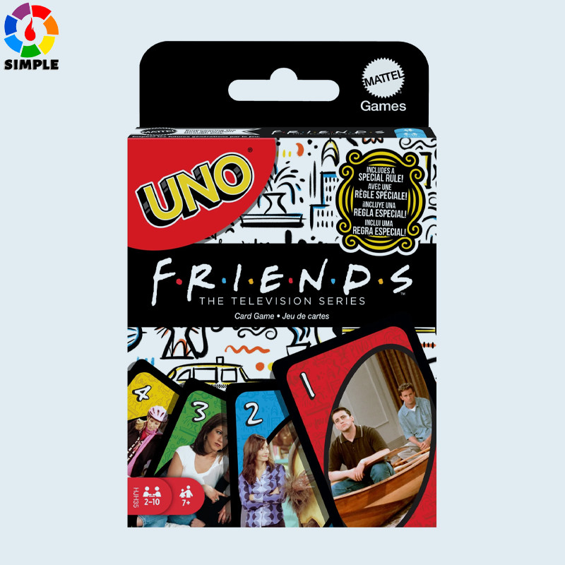 UNO Friends Card Game for Family, Adult & Party Nights, Collectible ...