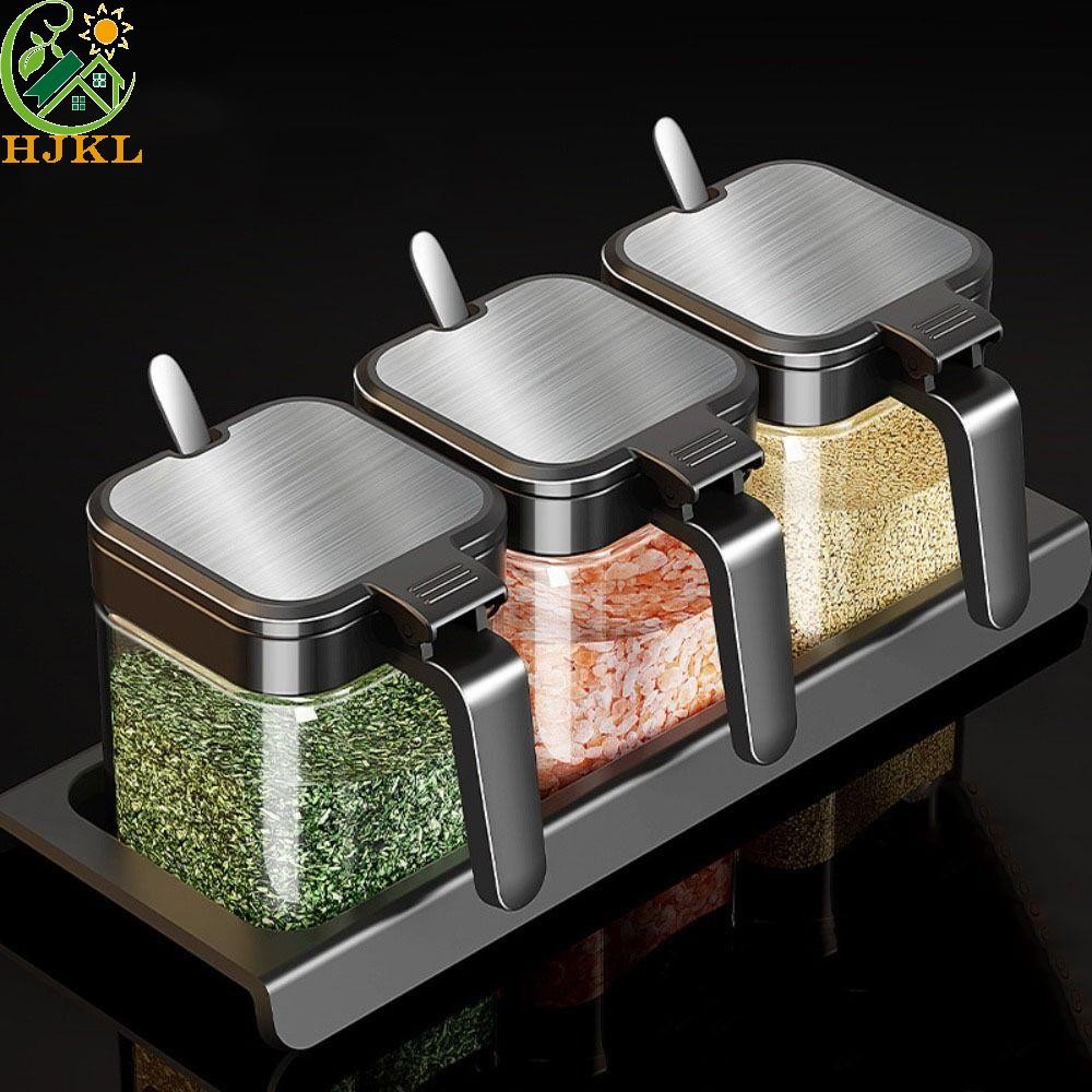 Hjkl 4 Lọ Gia Vị Kín Tiện Ích Nhà Bếp Chống Ẩm | Shopee Việt Nam