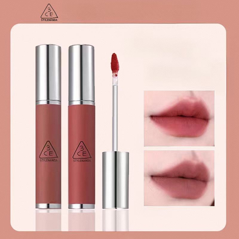 3CE son Kem Lì 3CE hazy lip clay 4g CHERRY FLUFF/WHIP RED/TYPEGIRL ...