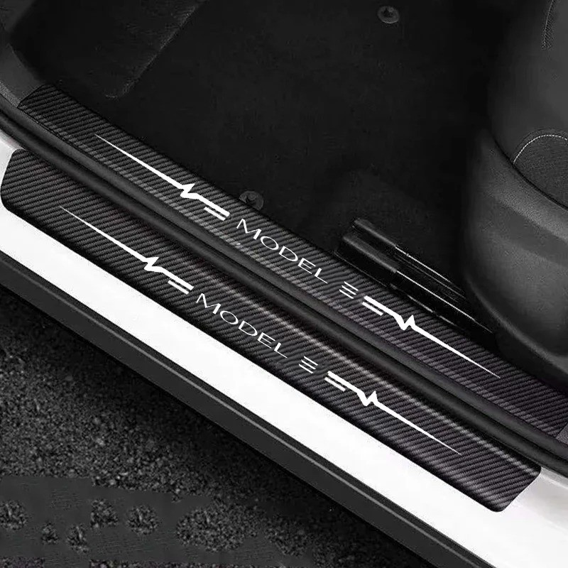 Cho Tesla Model 3 2017-2023 Xe Phía Trước Phía Sau Bàn Đạp Cửa Dải Bảo ...
