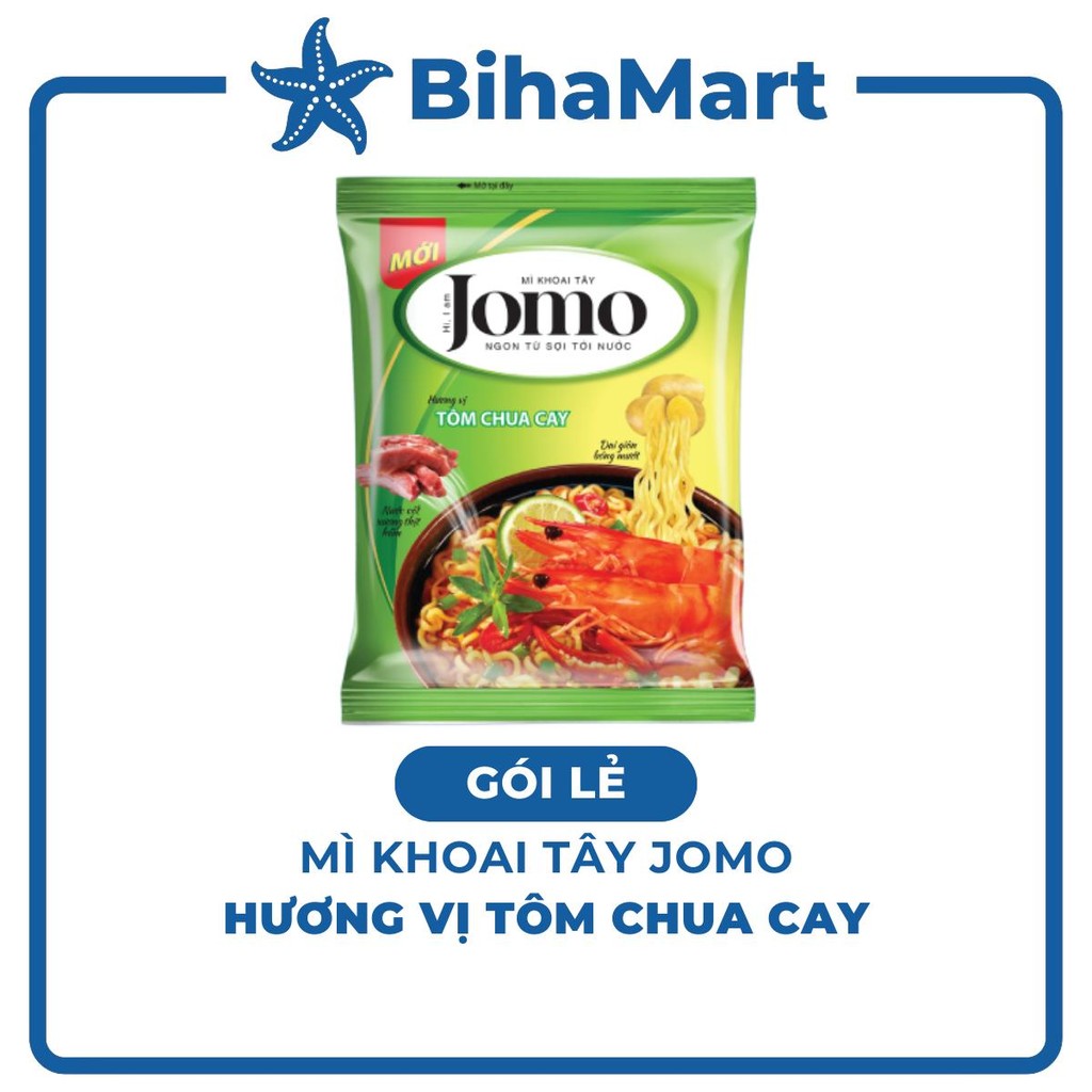 [GÓI LẺ] - ASIAFOODS - Mì khoai tây Jomo hương vị Tôm chua cay, Mì Jomo tôm chua cay, Mì tôm ...