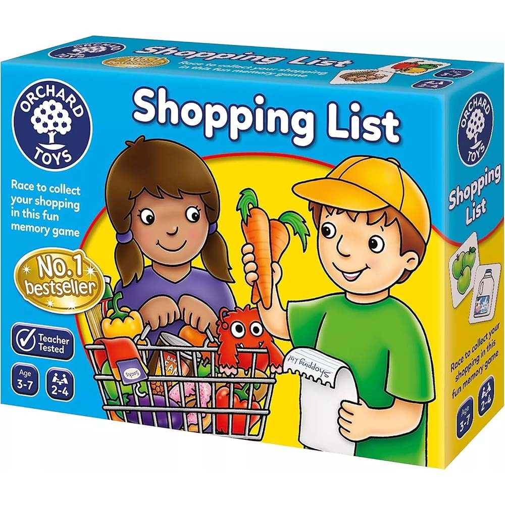 Shopping List Memory Card Game - Fun Family Matching Game with 60 Cards ...
