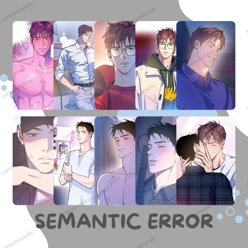 CARD GLOSSY ⭐️ Photocard Semantic Error Yaoi - Manhwa Card - Cán Màng Bóng Chống Xước - Card Bo ...