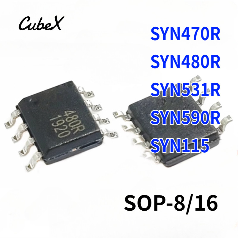 Bộ 5 chip thu RF dòng SYN470R SYN480R SYN531R SYN590R SYN115 – IC ...