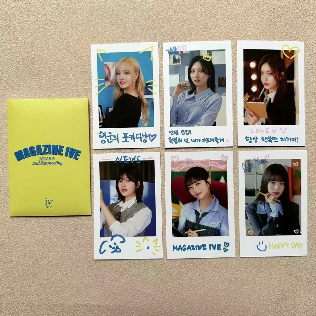 Kpop IVE 2024 Fanmeeting MAGAZINE Photocard thứ 2 | Shopee Việt Nam