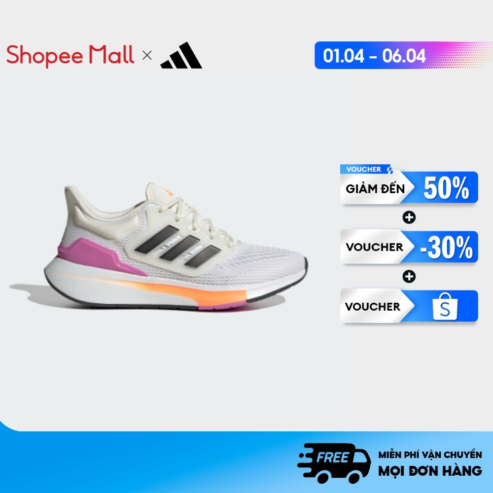 [1-6.4 - VOUCHER 40%]Giày Chạy Bộ EQ21 adidas Nữ trắng GY2208 | Shopee ...
