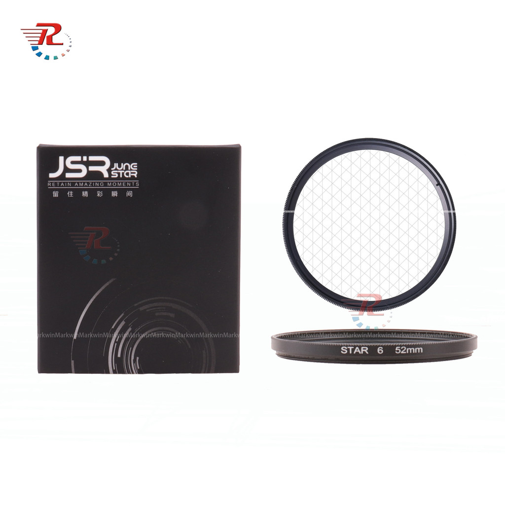 Bộ lọc sao 52mm Star6 Point Line Star Cross Lens Filter cho tất cả các ...