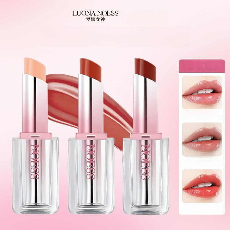 LUONA NOESS Son Môi Macaron Thay Đổi Nhiệt Độ Dưỡng Ẩm Và Dưỡng Ẩm Làm ...