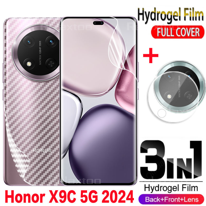 Honor X9C 5G 2024 3IN1 Mặt Trước Mặt Sau Hydrogel Mềm Cho Honor X9C HonorX9c X9 C X9B X9A X 9C ...