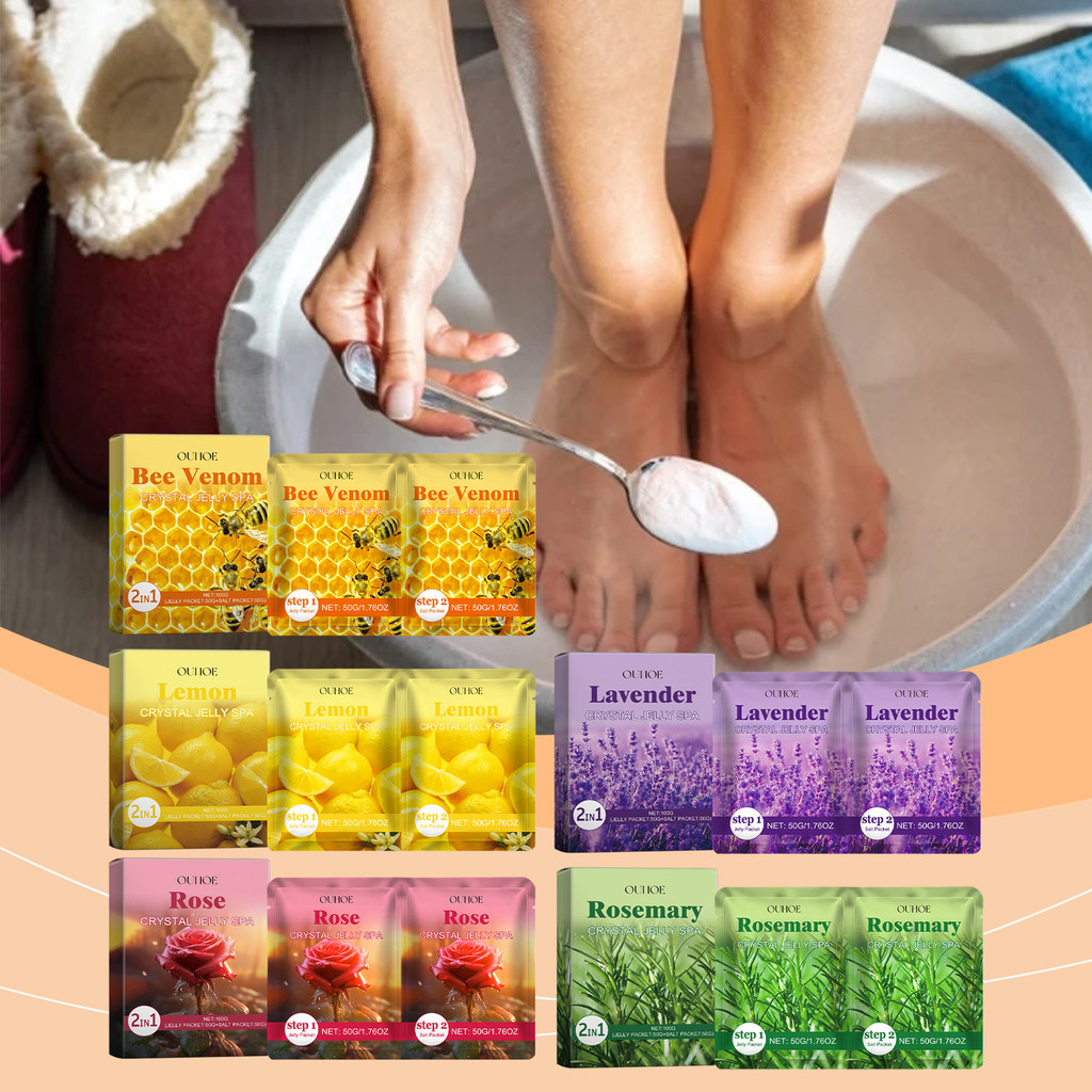 Crystal Jelly Spa Ngâm chân Loại bỏ da chết Làm mềm vết chai Tẩy tế bào ...