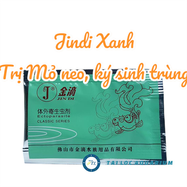 Thuốc Jindi xanh trị trùng mỏ neo, diệt ký sinh trùng hiệu quả, an toàn ...