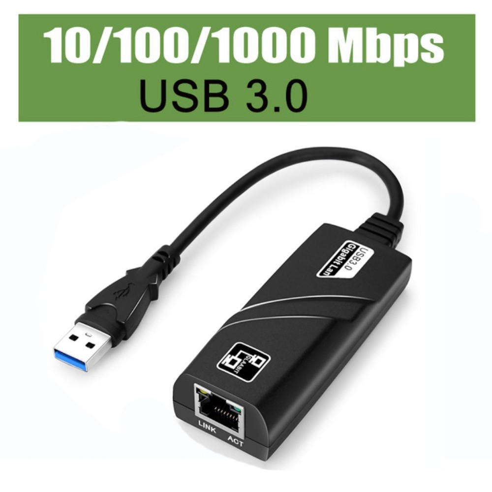 Cáp chuyển USB 3.0 USB 2.0 Sang Rj45 Lan 10/100/1000Mbps Ethernet ...