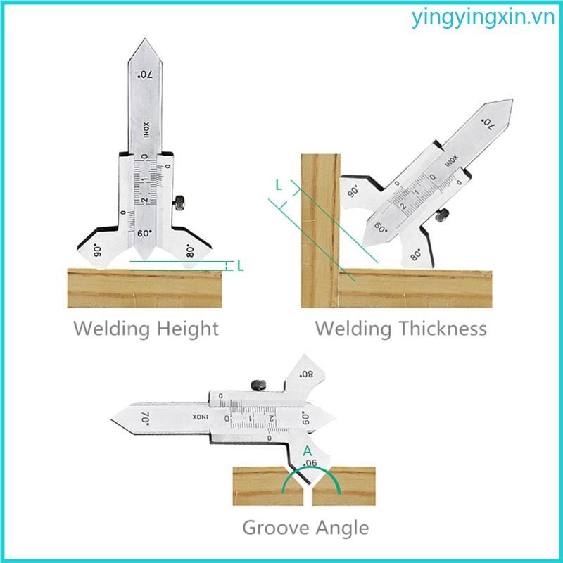 0-20mm Weld Gauge Welding Seam Gauge Weld Inspection Gauge Caliper Angle Ruler | Shopee Việt Nam