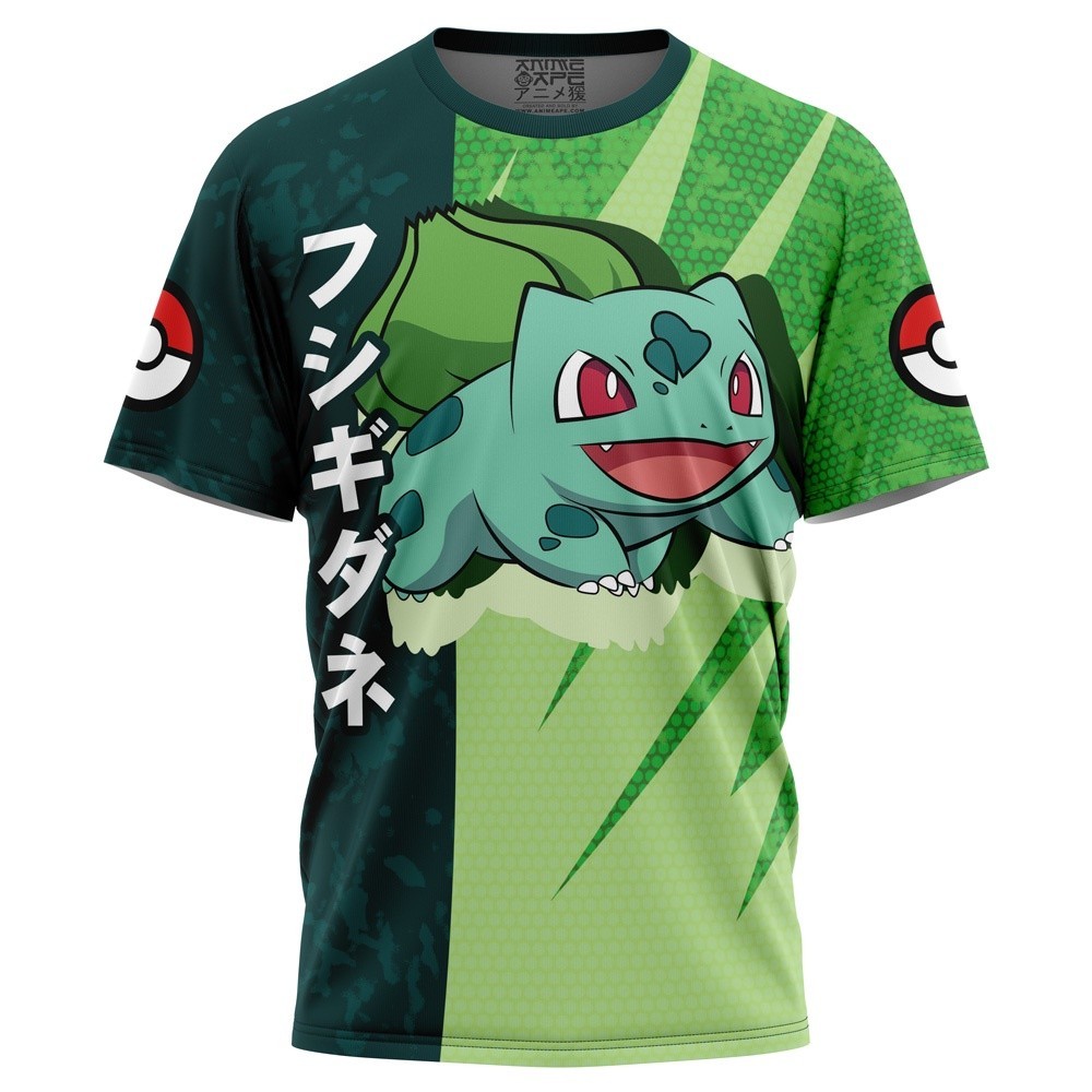 Áo thun Pokemon Bulbasaur Attack cỡ lớn vừa vặn | Shopee Việt Nam