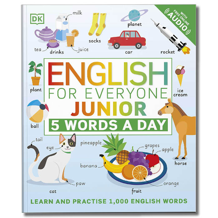Sách- English for everyone junior beginner 5 words a day | Shopee Việt Nam
