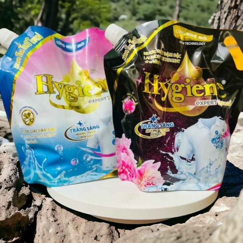 Combo 2 túi Nước giặt xả Hygiene VNSX 2in1 lưu hương an toàn cho da 1800ml | Shopee Việt Nam