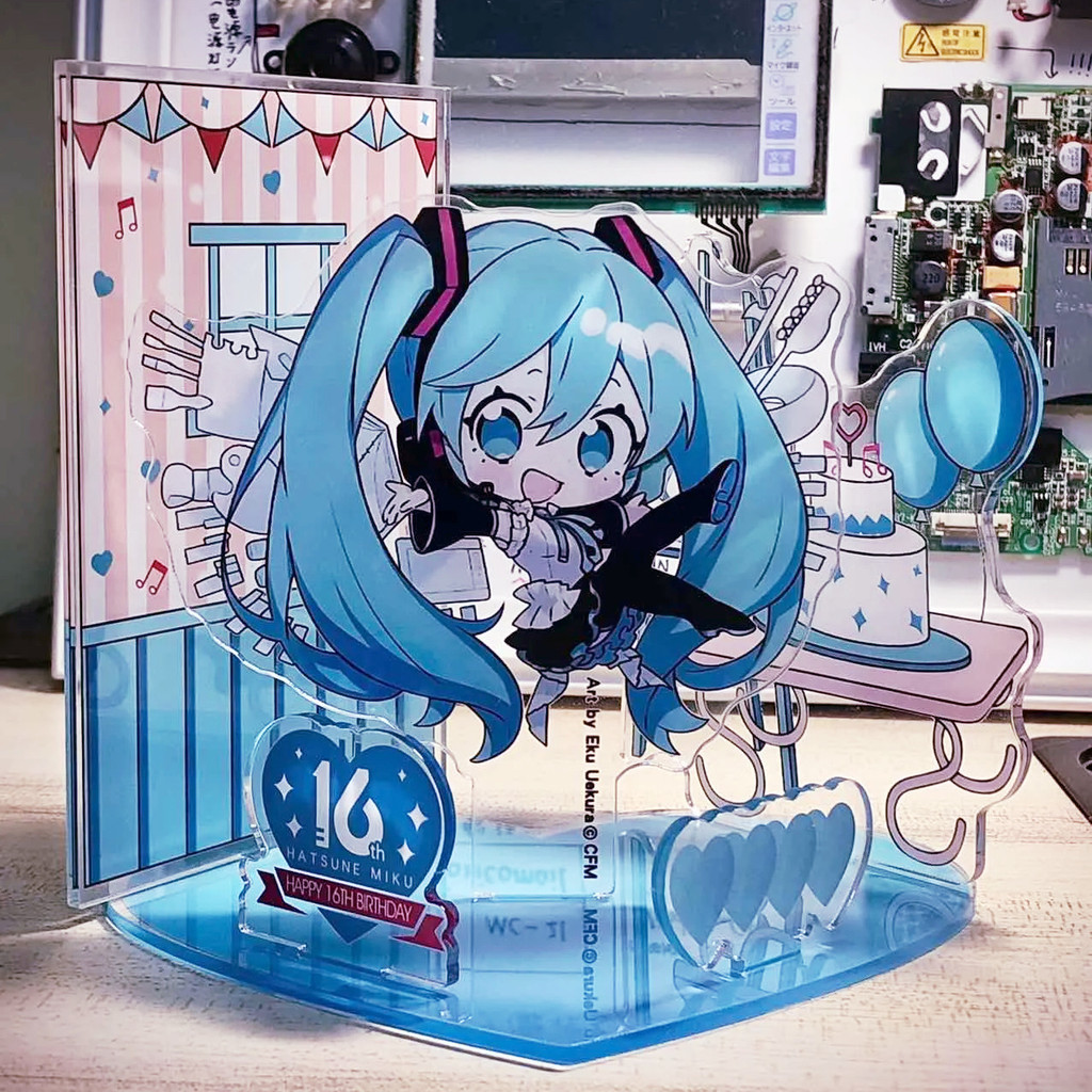 Hatsune miku năm điểm đứng ký hiệu acrylic miku Để bàn trang trí đứng ...