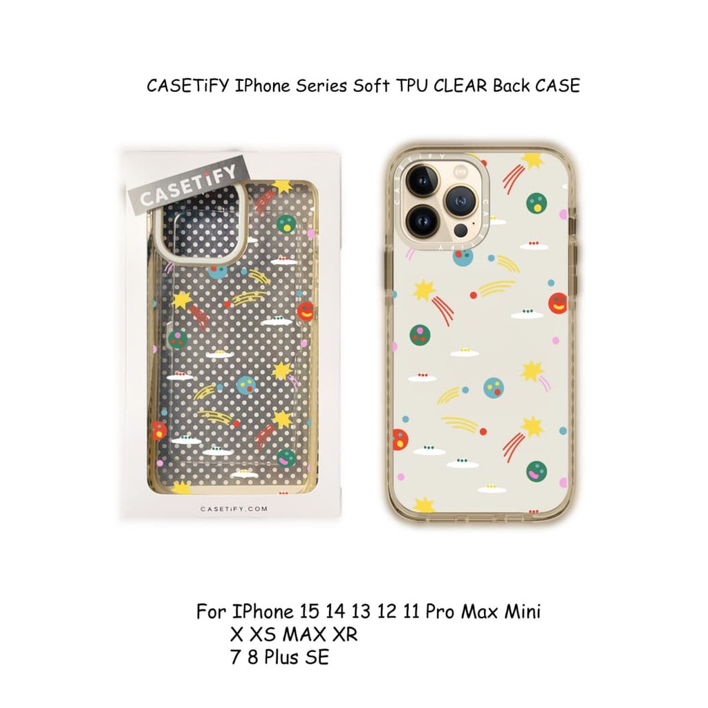 UFOS BY KATIE BENN CASETiFY IPhone Series Maillard kaki TPU Mềm Rõ Ràng Ốp Lưng Cho IPhone 16 15 ...
