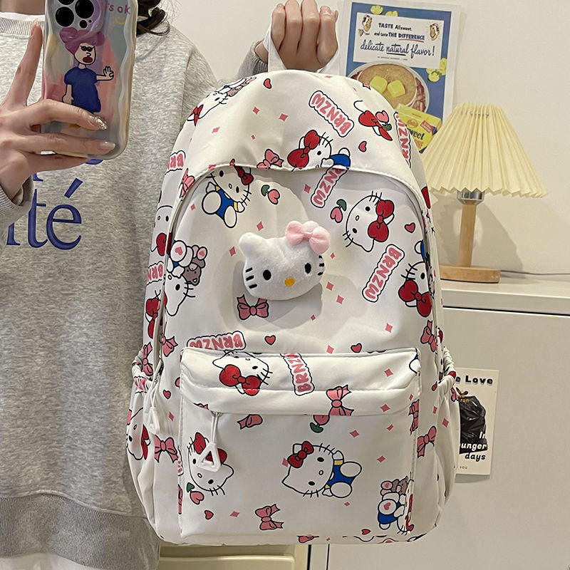 Balo Hello Kitty Túi đeo vai dễ thương Chống mài mòn Giảm âm dung lượng ...