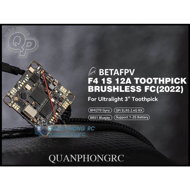 BETAFPV F4 1S-2S 12A AIO Brushless Flight Controller 2022 (ELRS 2.4G ...