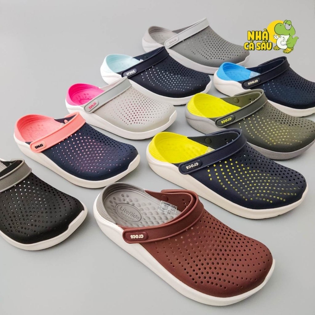 Dép cross literide clogs unisex cao cấp, dép sục literide nam nữ loại 1 ...