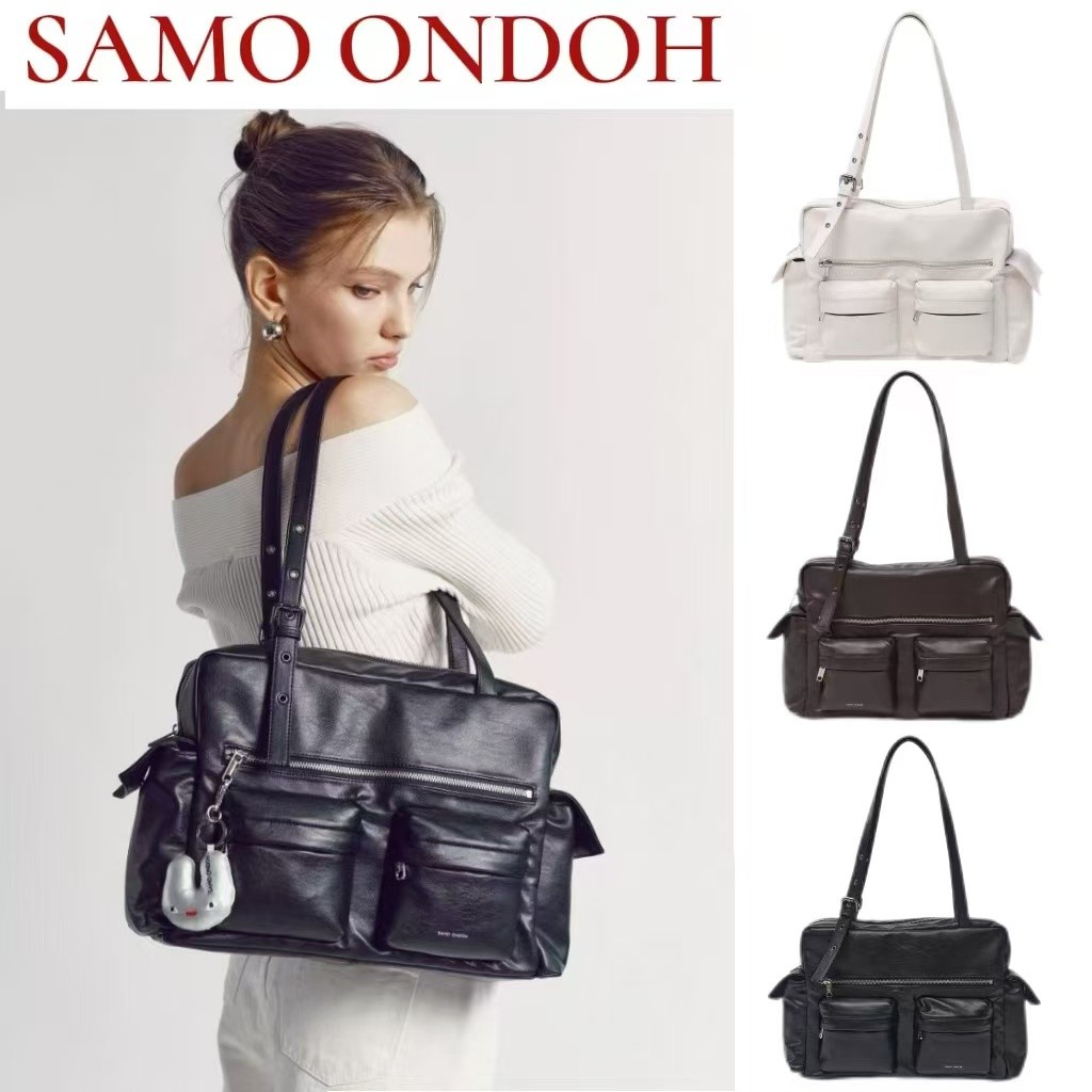 Samo ondoh Thời trang retro Hàn Quốc túi xách công suất lớn túi đeo vai ...