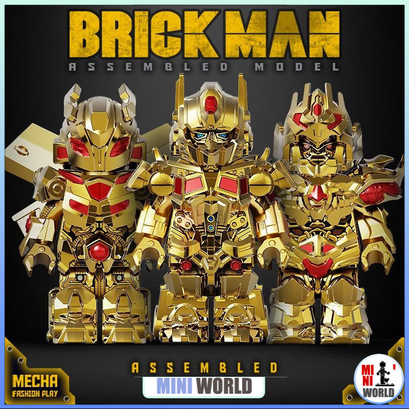 Vàng Minifigures 3in1 Transformers Optimus Prime Bumblebee Megatron ...